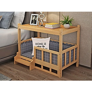 Funny Quote Decorative Throw Pillow Cover Home is Where The Doodle is Paw Decorative Throw Pillow Case Cushion Cover Square Cotton Linen Pillowcase Gifts for Dog Lover Home 18X18 Inches