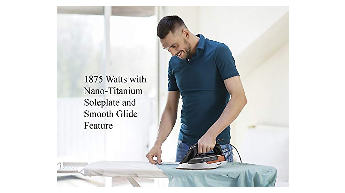 Conair ExtremeSteam 1875-Watt Steam Iron with Titanium Soleplate