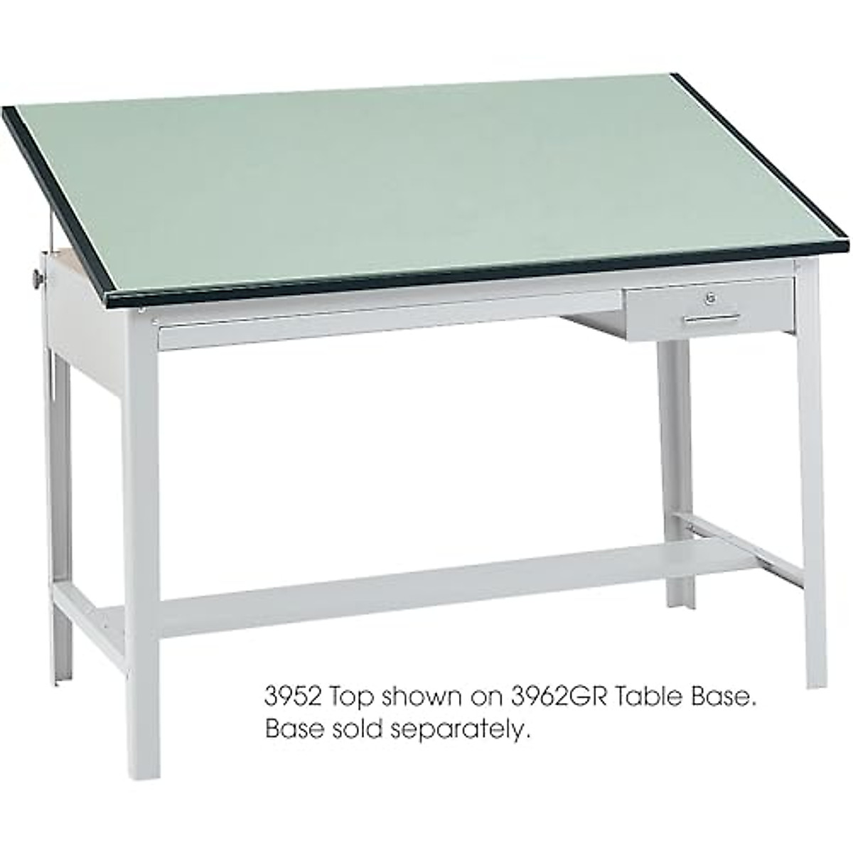 Safco Products 3962GR Precision Drafting Table Base for Use with 3952, 3953 Table Top, Sold Separately, Gray