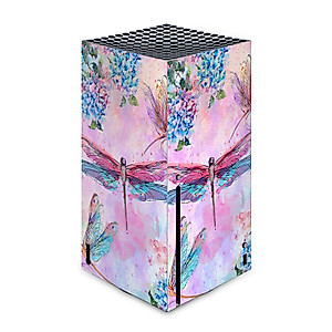 Head Case Designs Officially Licensed Jena DellaGrottaglia Dragonflies Animals Vinyl Sticker Gaming Skin Decal Cover Compatible With Xbox Series X Console