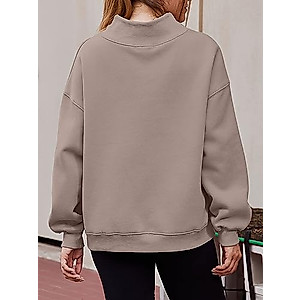 Trendy Queen Oversized Sweatshirts For Women Turtleneck Pullover Fleece Long Sleeve Hoodies Tops Fall Outfits Y2K Fashion Clothes