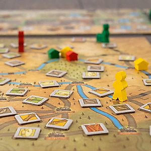Capstone Games: Orleans, Strategy Board Game, Collect Tokens to Customize Your Strategy, Multiple Paths to Victory, 2 to 5 Players, Ages and 12 Up