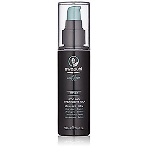 Paul Mitchell Awapuhi Wild Ginger Styling Treatment Oil, Dry-Touch, Leave-In Formula, For All Hair Types, 3.4 fl. oz