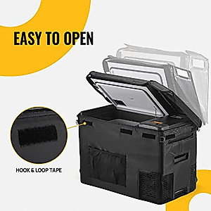 BougeRV CRPRO 26 Quart Insulated Protective Cover, 12 Volt Portable Car Refrigerator Carrying Case Only for CRPRO 26 Quart Refrigerator (Refrigerator NOT Included)