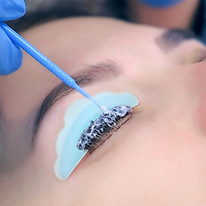 Hicarer 48 Pieces Lash Lift Rods Silicone Eyelash Pads Raise Eyelashes Perming Curler Rods (Small, Medium, Large), Silicone Lash Lift Shields for Eye Supplies Makeup Tool(Blue)