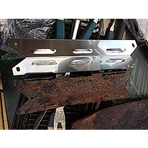 Grill Replacement Parts for Kenmore 146.23678310, 146.23679310, 640-05057371-6, 640-05057373-6 Gas Grills, Stainless Steel Grill Heat Plate, Heat Shield Tent, Burner Cover, Flame Tamer, 3 Pack