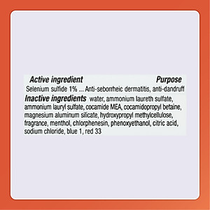 Rugby Selenium Sulfide Anti-Dandruff Shampoo - Blue Formula for Normal Hair - 7 Oz