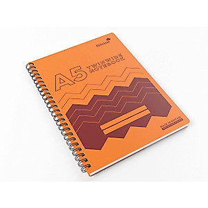 Silvine A5 Wirebound Notebook with 160 Lined Pages and Durable polyprop Covers. [Assorted Pack of 10],POLYA5AC