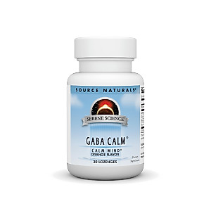 Source Naturals Serene Science GABA, 125 mg, Orange Flavored* - 30 Tablets