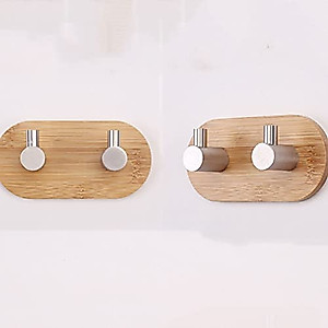 XDCHLK Clothes Hook Towel Keys Adhesive Hook Stainless Steel Rustproof Coat Towel Holder Bathroom Hanger