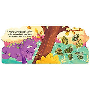 Dino Days with Triceratops - Touch and Feel Board Book - Sensory Board Book
