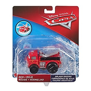 Disney Cars Bath Splashers Oversized Red Vehicle