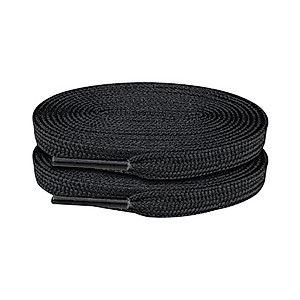 Endoto Shoelaces for On Cloud X3, X4, Shift, Cloudflow, Cloudwift, Cloudmonster Running Replacement Flat Shoes Laces Strings(Color:Black,Size:53Inch)