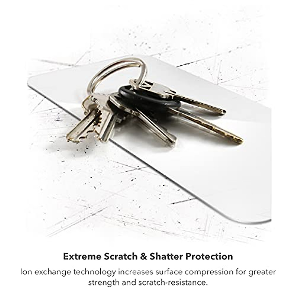 ZAGG InvisibleShield Glass Elite Privacy 360 Screen Protector for Apple iPhone 14/ 13/ 13 Pro - Four-Way Privacy Filter, 5X Tougher, Anti-Fingerprint Technology, Easy to Install