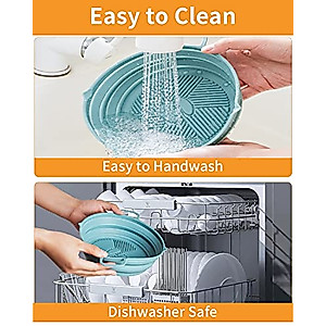 Air Fryer Silicone Pot - Foldable & Reusable Air Fryer Silicone Liner - Easy Cleaning Air Fryer Oven Accessories - No Need to Clean the Air Fryer, For 3 to 5 QT