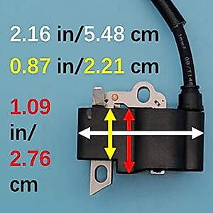 Tuzliufi Ignition Module Coil Compatible with Stihl Hedge trimmer HS81 HS86 4237 400 1302 4237-400-1302 HL82T HS82 HS82R HS82T HS82RC HS87 HS87R HR87T 4237-400-1305 4237 400 1305 4237 400 1307 Z784