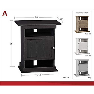 Flipper 10/20 Gallon Aquarium Stand, Rustic Oak