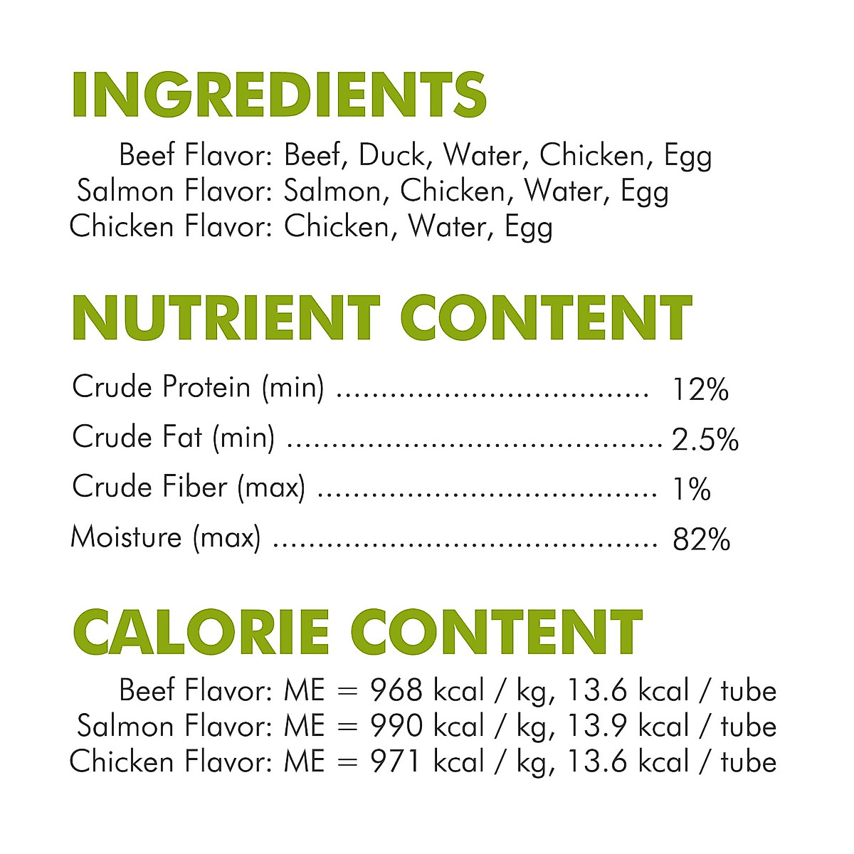 Puddonio High Meat Content Lickable Wet Cat Treats, Healthy Squeezable Soft Puree Cat Snacks - 0.5 Ounces Each Tube, 10 Tubes