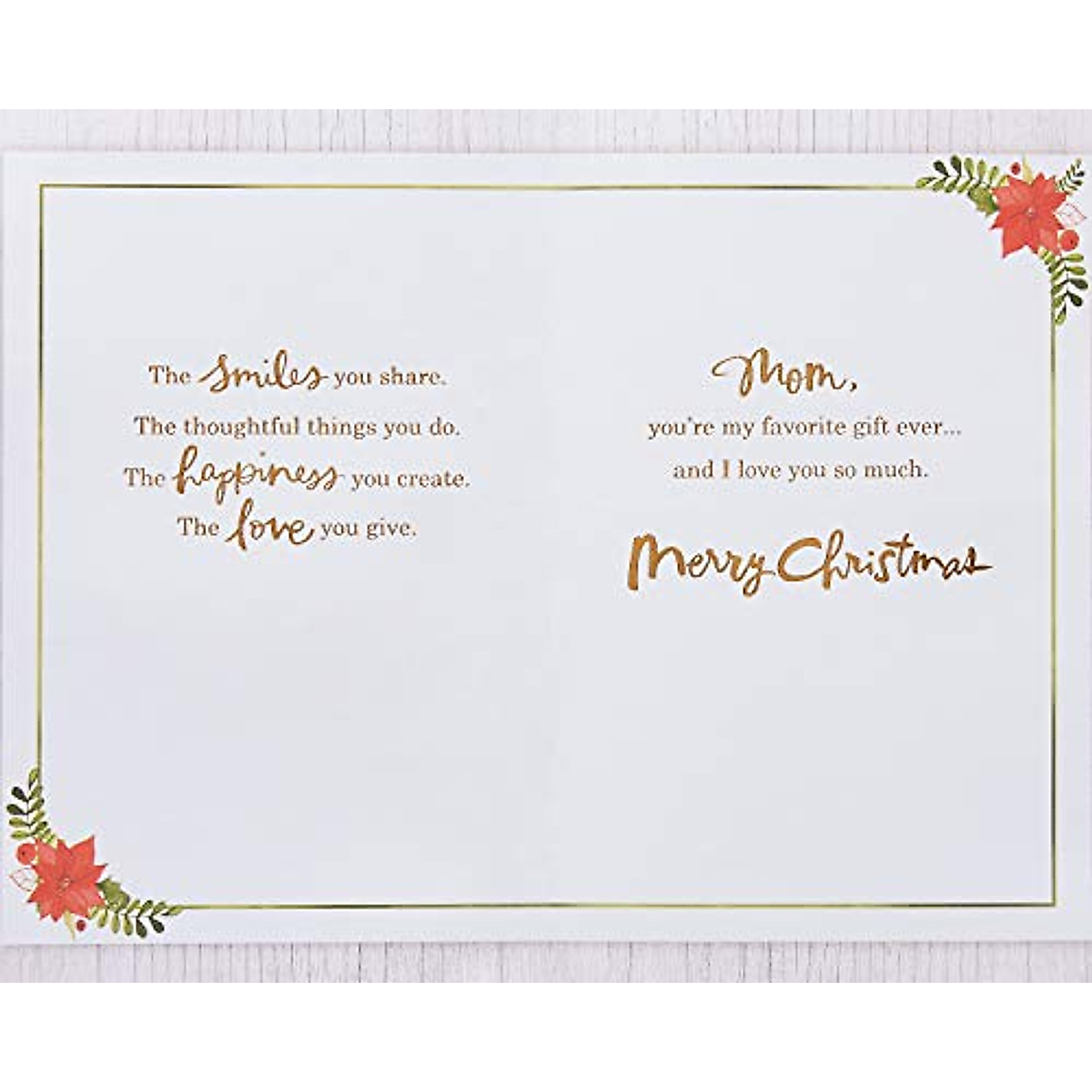 American Greetings Christmas Card for Mom (You're My Favorite Gift)