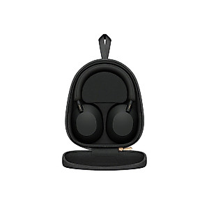 Sony WH-1000XM5 Wireless Industry Leading Headphones with Auto Noise Canceling Optimizer, Crystal Clear Hands-Free Calling, and Alexa Voice Control, Black