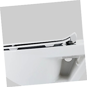 WOONEKY 8pcs Toilet Seat Cover Bidet Toilet Seat Bumper for Home Toilet Seat Bumpers Toilet Seat Bumper Replacement Kit Toilet Lid Seat Pad Bidet Toilet Seat Bumper Replacement Eva Grey