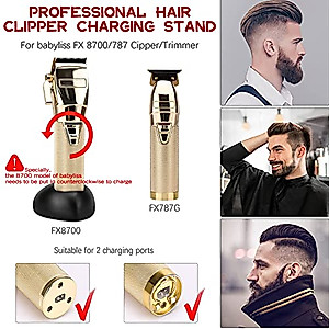 Hair Clipper Charging Stand for Babyliss FX 8700GCN 787GCN Electric Trimmer Charging Station Clipper Charger Base