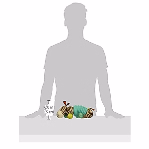 B. baby – Sensory Zebra Plush – Zebra Accordion – Interactive Stuffed Animal – Musical Baby Toy – 6 Months + – Squeezy Zeeby