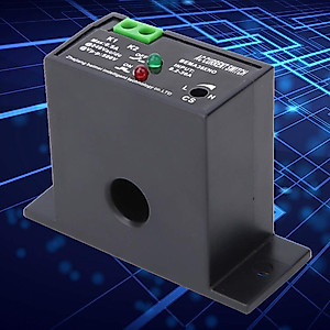 Sensing Switch,Flameproof Adjustable AC Current Sensing Switch 0.2~30A Self-Powered Sensing Switch,for Automatic Industrial Control Equipment (Normally Open)