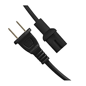 Vebner 3-Foot Power Cord Compatible with Sonos Five, Sonos Play 5, Sonos Beam, Sonos Arc, Sonos Amp, Sonos Playbase, Sonos Sub Gen 3 and Sonos Sub Mini - 2-Pack (Black)