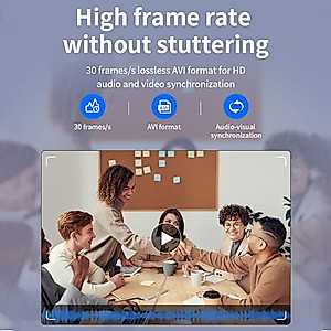 Uxsiya Portable Back Clip Magnetic Camera 16G 1080P HD Sports Cameras with 180 Degree Rotating Lens