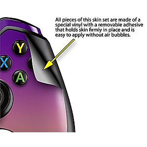 WraptorSkinz Decal Style Vinyl Skin Wrap compatible with XBOX One Original Wireless Controller Smooth Fades Pink Purple - (CONTROLLER NOT INCLUDED)