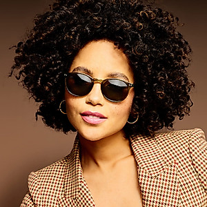 Prive Revaux The Maestro Classic Round Sunglasses – Polarized, 100% UV Protection – For Men & Women – Hunter Green