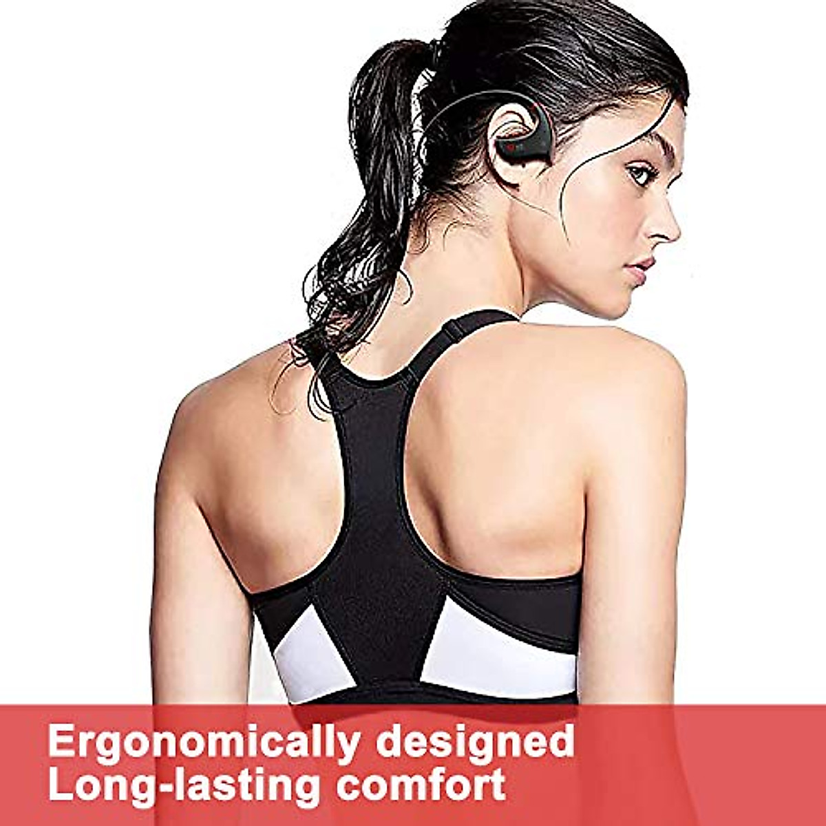 VZ MP3 Player with Bluetooth Headphone Included 16GB TF Card Lossless Sound Sweatproof for Running Gym audiobook