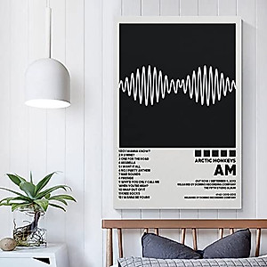 XINYA Arctic Poster Monkeys Am Poster Album Cover Posters for Room Aesthetic Canvas Wall Art Bedroom Decor 12x18inch(30x45cm)
