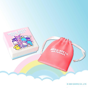 Hello Kitty Kuromi Nose Rings 20g Stainless Steel L-Shape Kawaii Cute Nose Stud Officially Licensed Sanrio