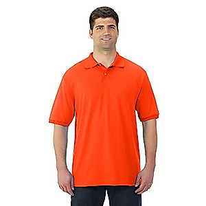 Jerzees Adult SpotShield™ Jersey Polo,Burnt Orange,M