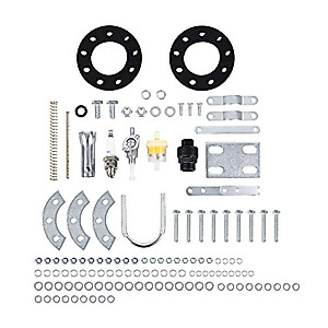 Sange 2 Stroke Pedal Cycle Petrol Gas Motor Conversion Kit Air Cooling Motorized Engine Kit for Motorized Bike (100cc,Black)