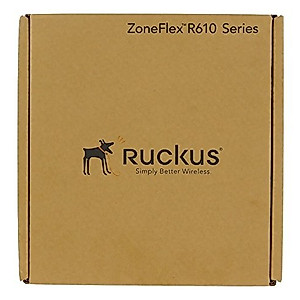 Ruckus Zoneflex R610 Wave 2 Access Point (Smart Wi-Fi 3x3, 802.11ac, BeamFlex, Adaptive Antenna, POE) 901-R610-US00 (Renewed)