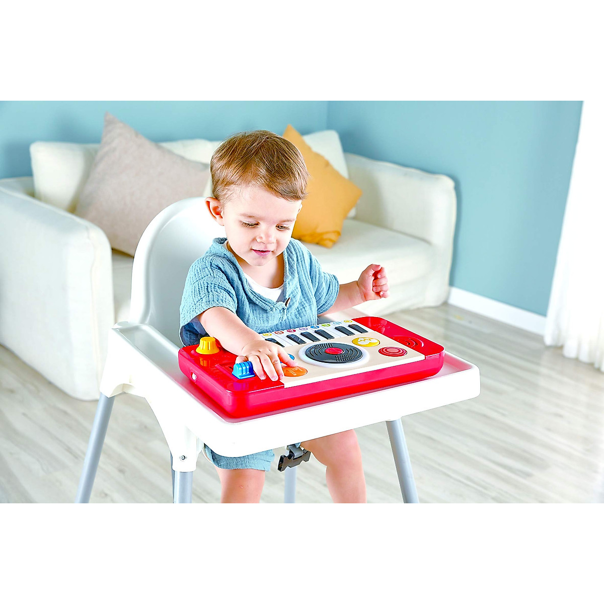 Hape DJ Mix & Spin Studio Musical Toy, Blue
