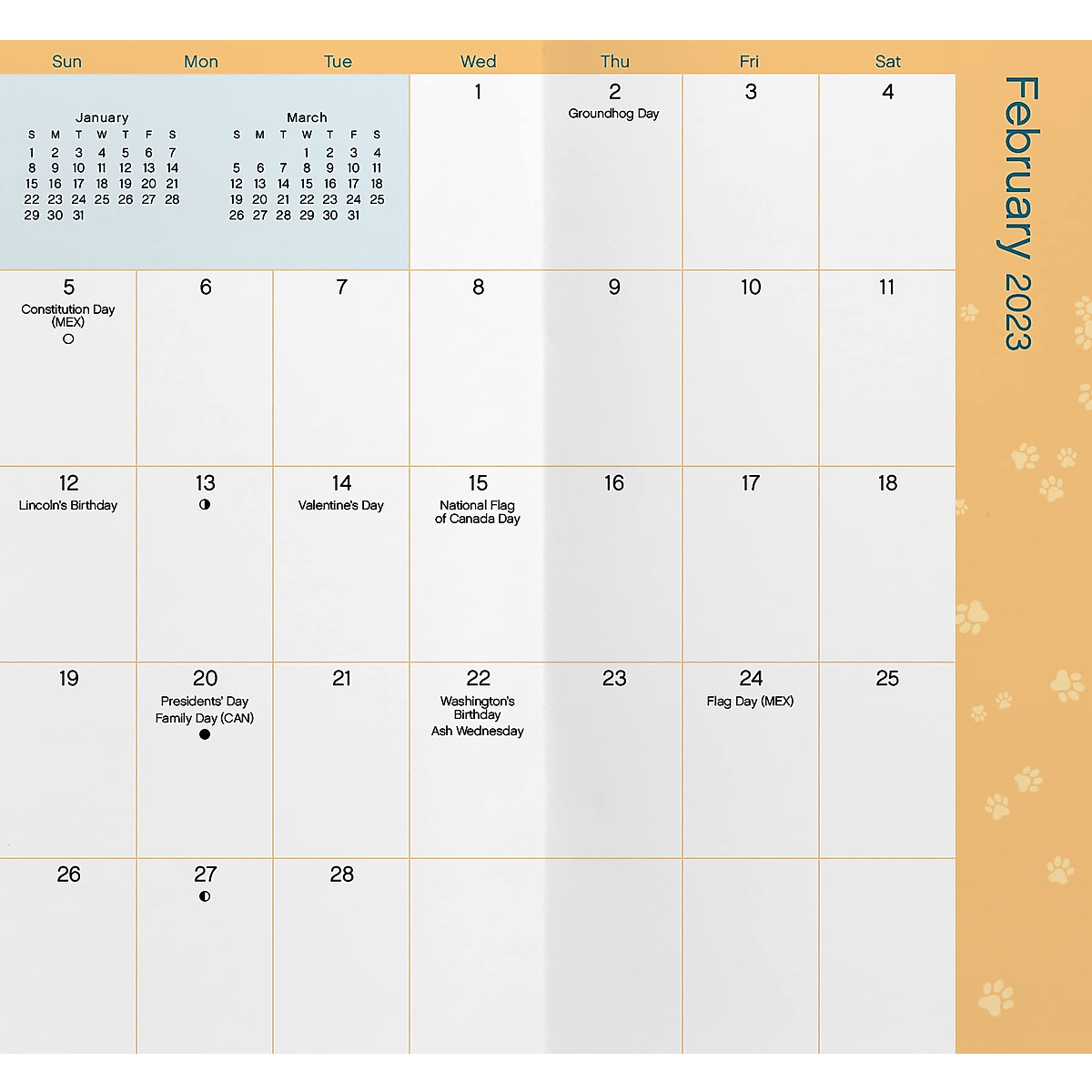 2023-2024 Cuddly Kittens Pocket Planner