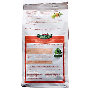 Jobe’s Organics 09226NA Granular Plant Food Fruit & Citrus, 4lbs, Brown