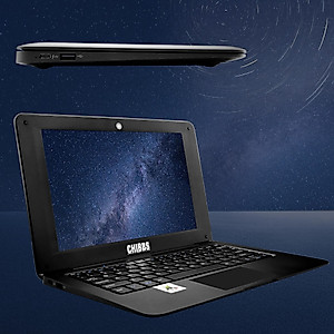 10.1" Inch Kids Laptop Computer Powered by Android 12, Quad core Processor, 2gb Ram + 64gb ROM, Camera, Bluetooth, 2* USB, Wi-Fi- Black