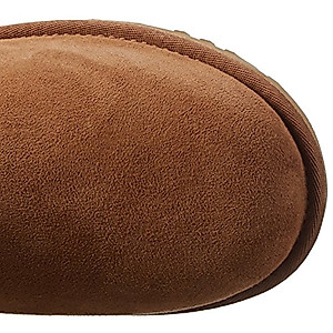 UGG Women's Bailey Button Triplet II Winter Boot, Chestnut, 9 B US