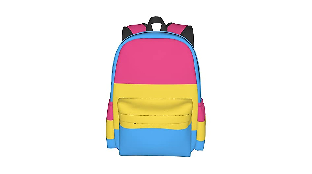 DGHREAW Pansexual Pride Flag Backpack – Stylish & Waterproof Backpack