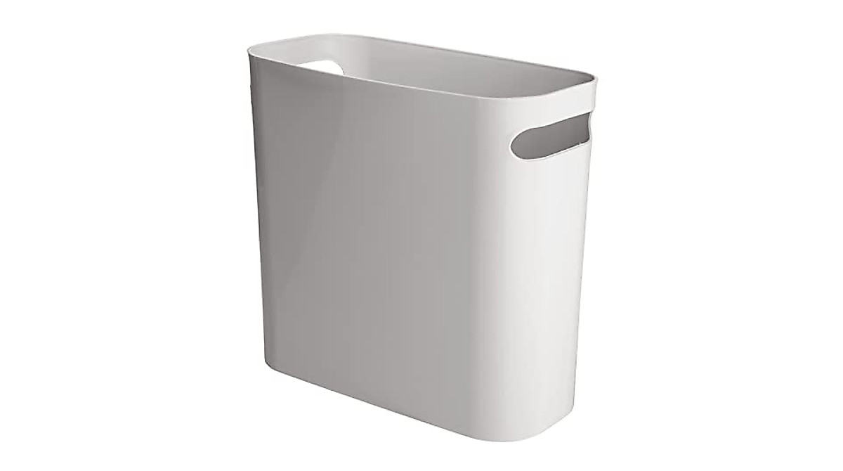 mDesign 1.5 Gallon Trash Can - Compact & Versatile