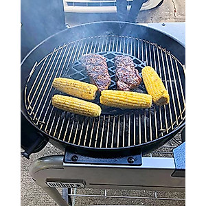 X Home 8834 Sear Grate Replacement for Weber 22.5 Inch Gourmet BBQ System, for Charcoal Grills, Diameter 11.9 Inch, Heavy Duty Cast-Iron