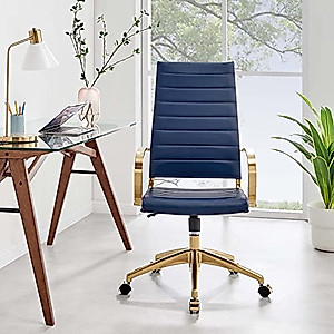 Modway Jive Office Chair, Gold Navy