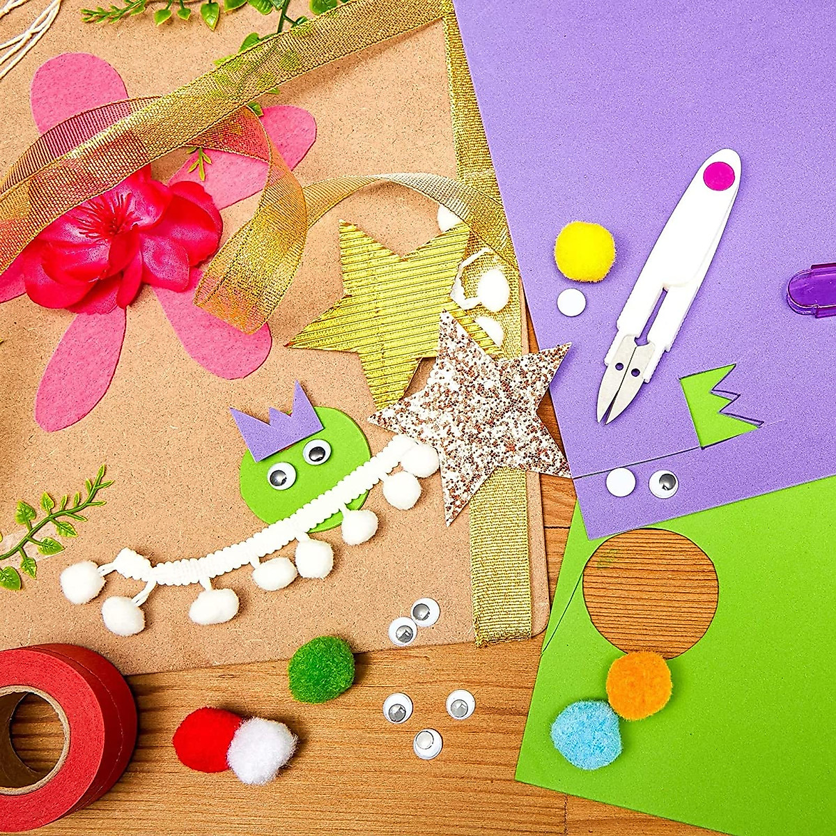 96 Pack Multicolored 2mm EVA Foam Sheets for Cosplay, Costumes, Arts and Crafts Projects, 4 x 6 in