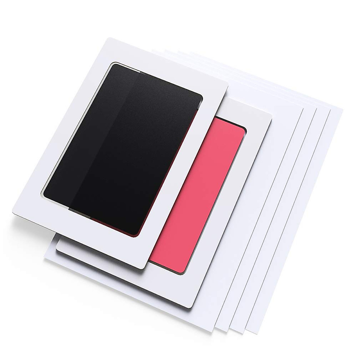 Clean Touch Ink Pad for Baby Handprints and Footprints, PChero Inkless Print Kit for Family Keepsake Newborn Shower Gifts