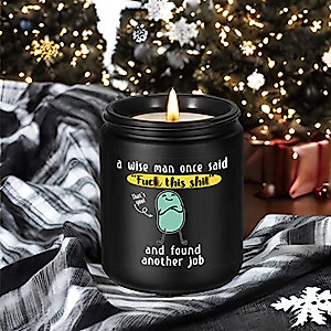 GSPY Candles - New Job Gifts for Men, Coworker Leaving Gifts for Men - New Job Gifts, Congratulations Gifts for Men - Funny Going Away Gift, Goodbye Gifts, Farewell Gifts for Coworker, Friend